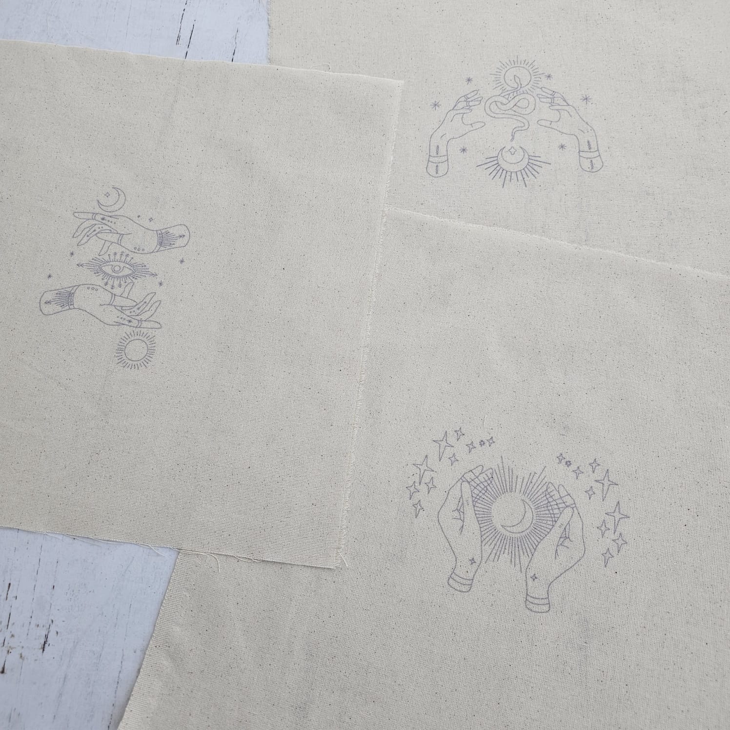 Kit 3 telas diseños MÍSTICO – My Kit